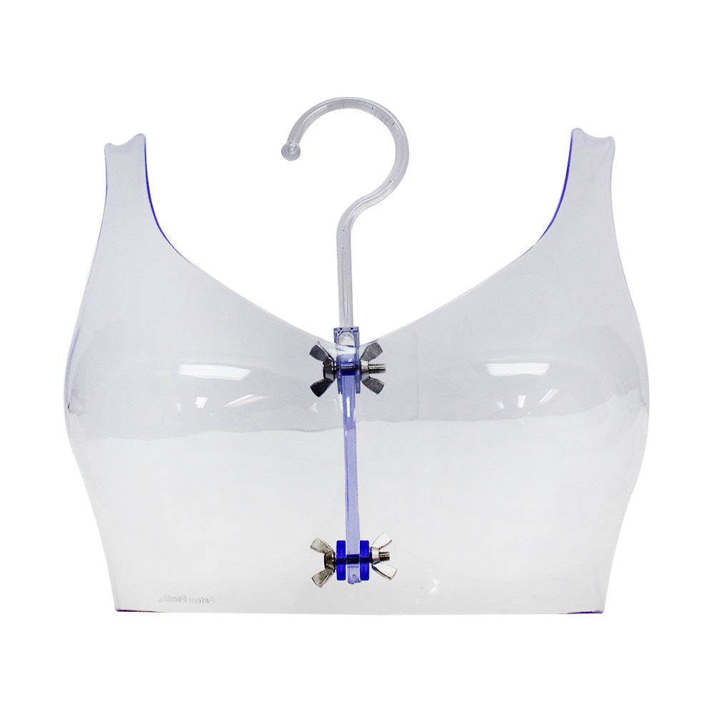 4 Pc Clear Plastic Hanging Bra Form Bikini Lingerie Hanger Display