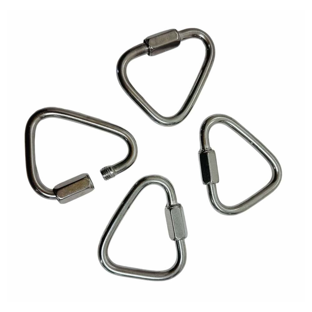 5 Pc 1/4" Marine Stainless Steel 316 Triangle Quick Link Shackle Rig B