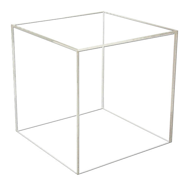 12'' x 12'' x 12'' 5 Sided Lucite Clear Acrylic Cube Bin Retail Displa