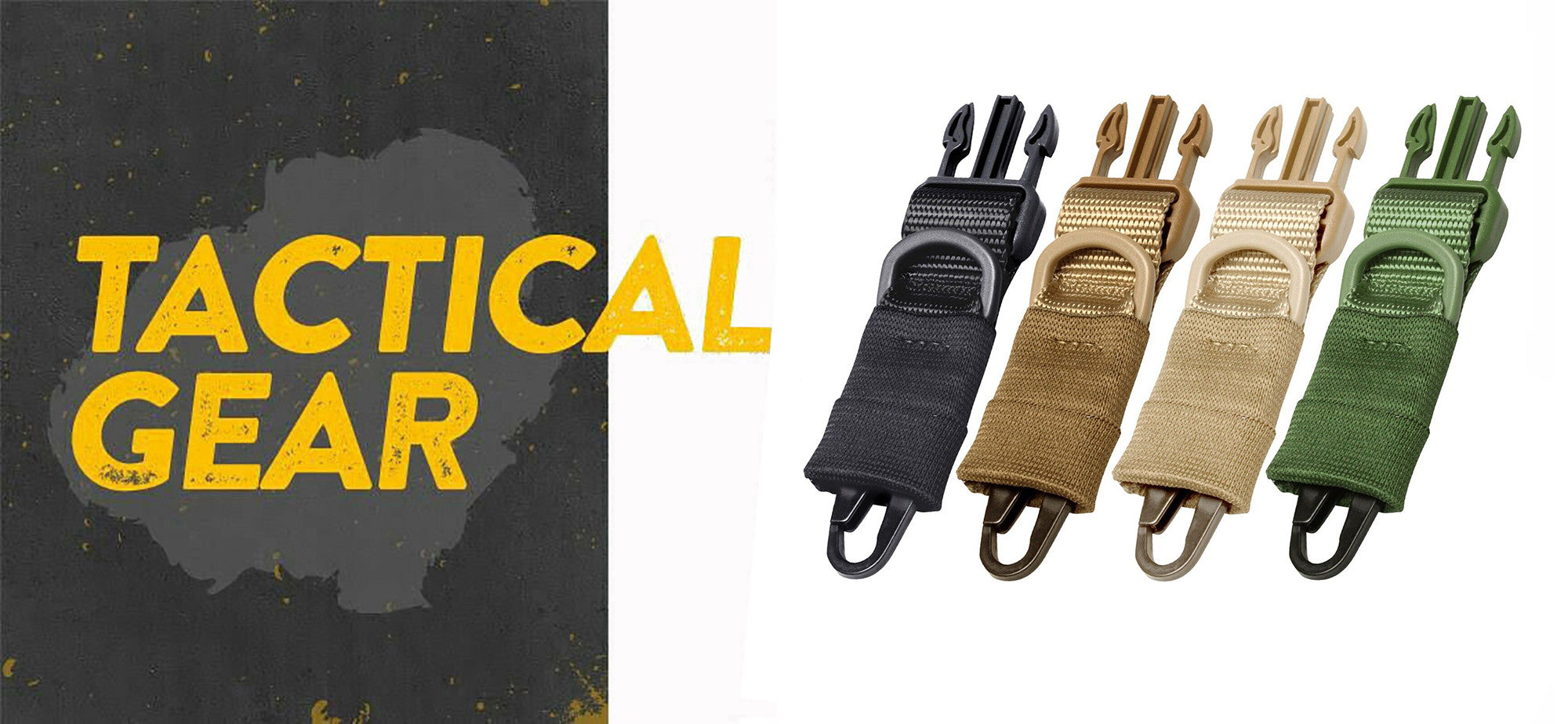 Tactical Hook Upgrade Replacement Kit Steel Connector Webbing Buckle