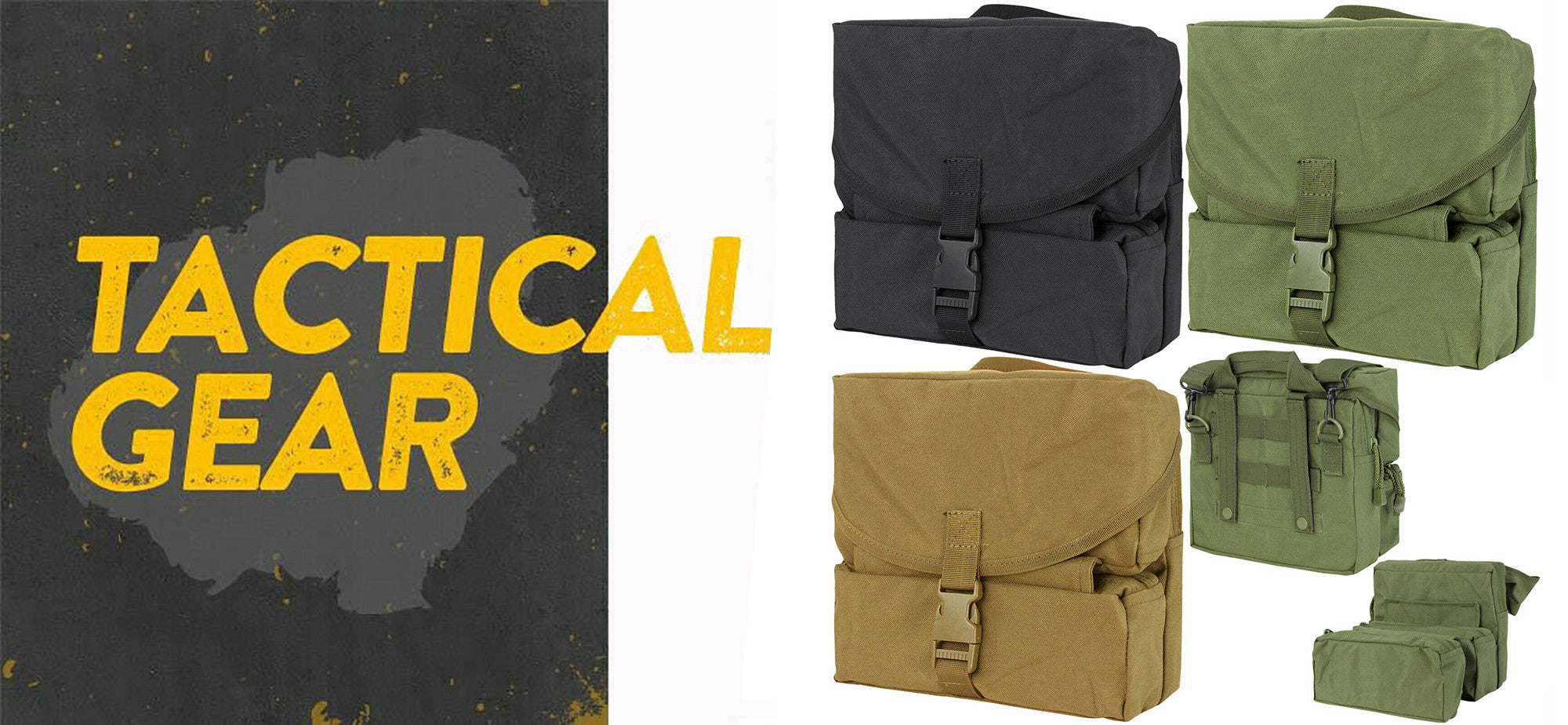 Tactical MOLLE Modular Tri-Fold Out Medical EMT EMS Medic Bag Pouch