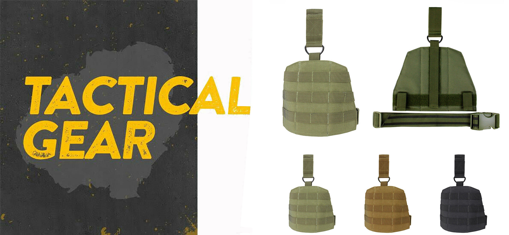 Drop Leg Panel MOLLE Webbing Platform Military Airsoft Combat