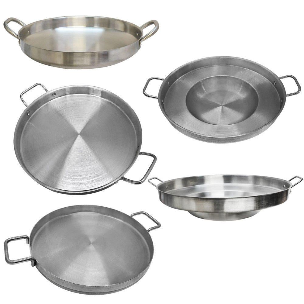 Mexican Wok Comal Cazo Griddle Plancha Fryer Deep Fry Pan Stainless St