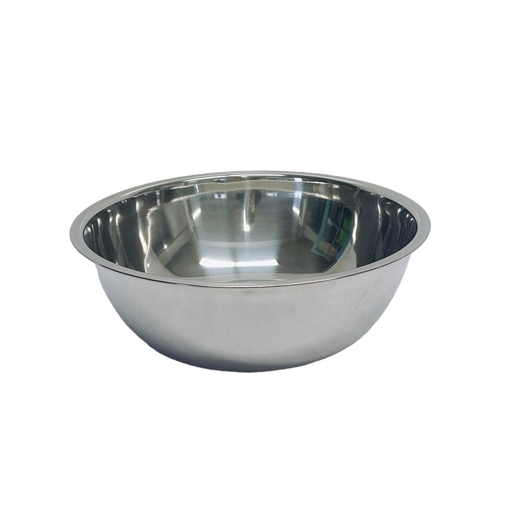 15" Stainless Steel Mixing Bowl Kitchen Supply Salad 14.5 Qt Mixing Bo