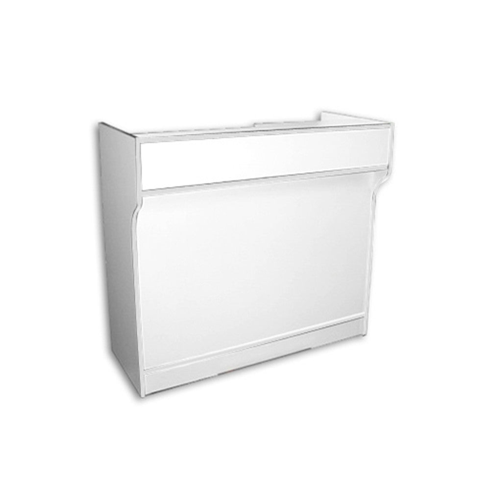 4ft Ledgetop Counter White 48"L x 22"D x 42"H