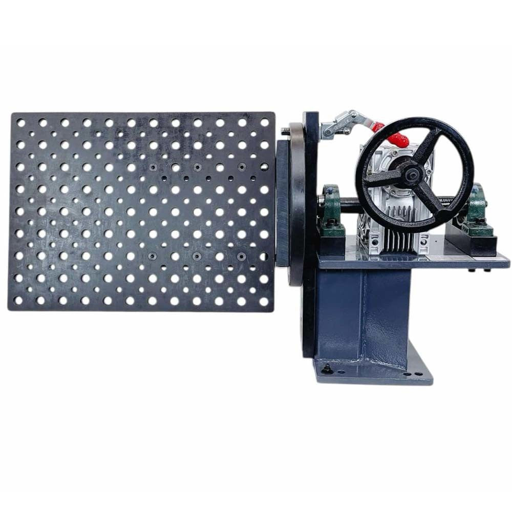 300LBS Rotary Positioner 24"x18" Fixture Plate Welding Turn Table 5/8"
