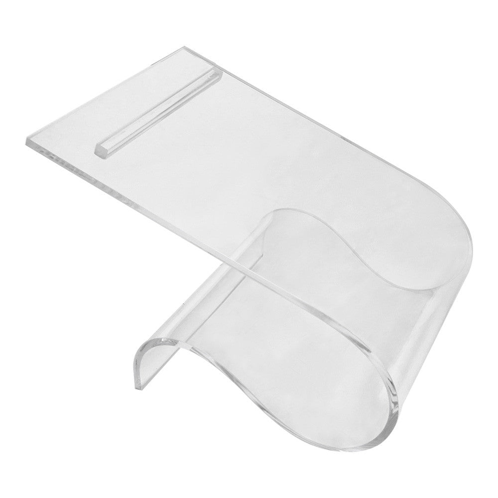 Clear Acrylic Double Shoes Rest Display Fixture Stand Retail Heels Sla