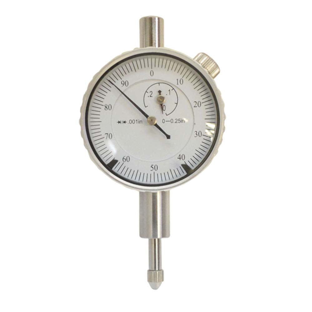 0.25'' High Precision Dial Indicator .001'' Graduation AGD 1 Travel Lu