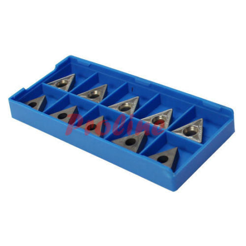 10 PC 1/2'' C6 Carbide Inserts Tip for Turning Tool Bit TCMT 3252 Chip