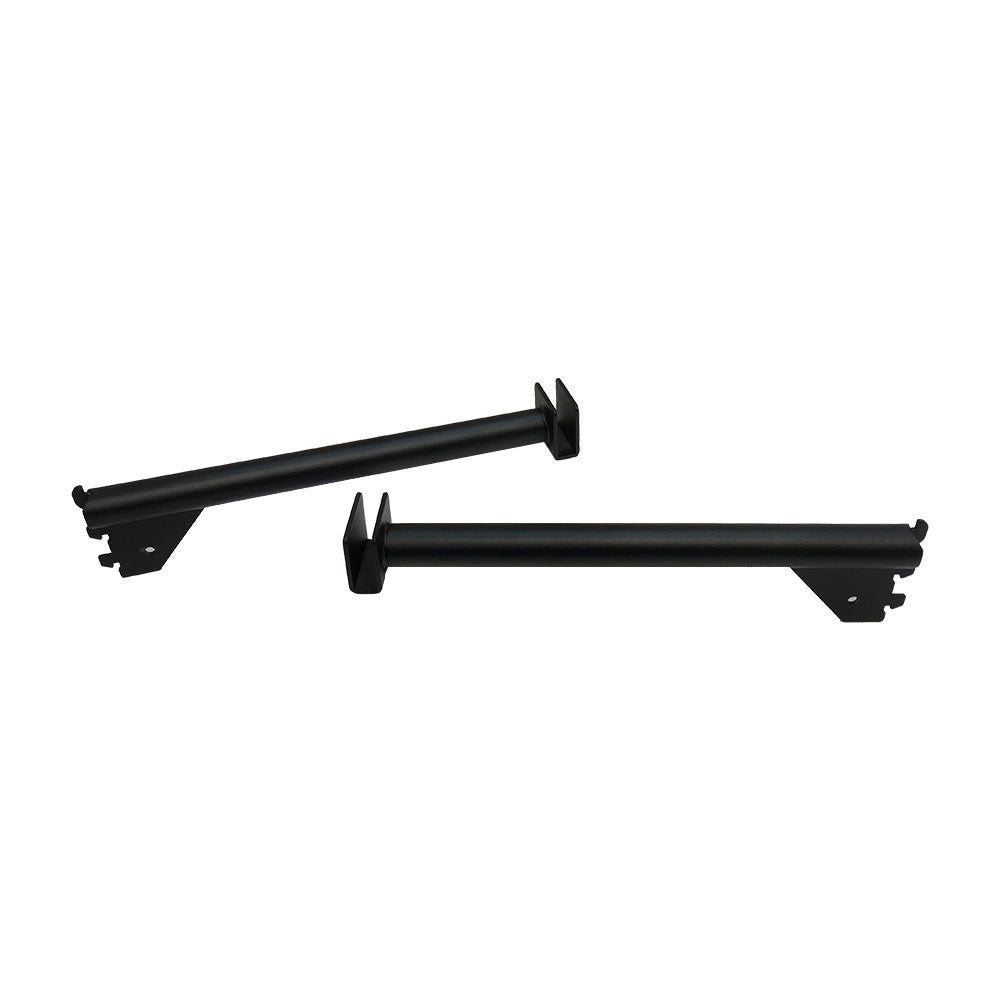 2 Pc 12'' Shelf Support Hangrail Bracket Fixture Rack Display System M