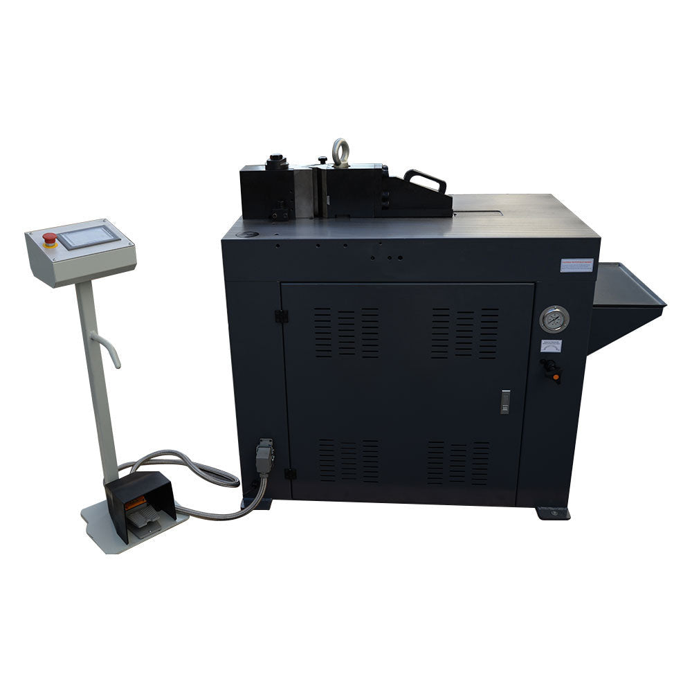 40 Ton Hydraulic Horizontal Bender Flat Steel 6-5-16 x 1-2 Vee Bending