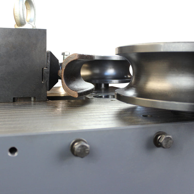 40 Ton Hydraulic Horizontal Bender Flat Steel 6-5-16 x 1-2 Vee Bending