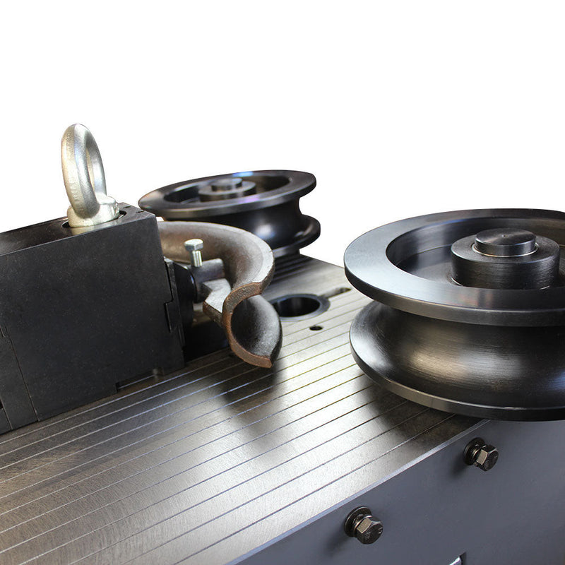 40 Ton Hydraulic Horizontal Bender Flat Steel 6-5-16 x 1-2 Vee Bending