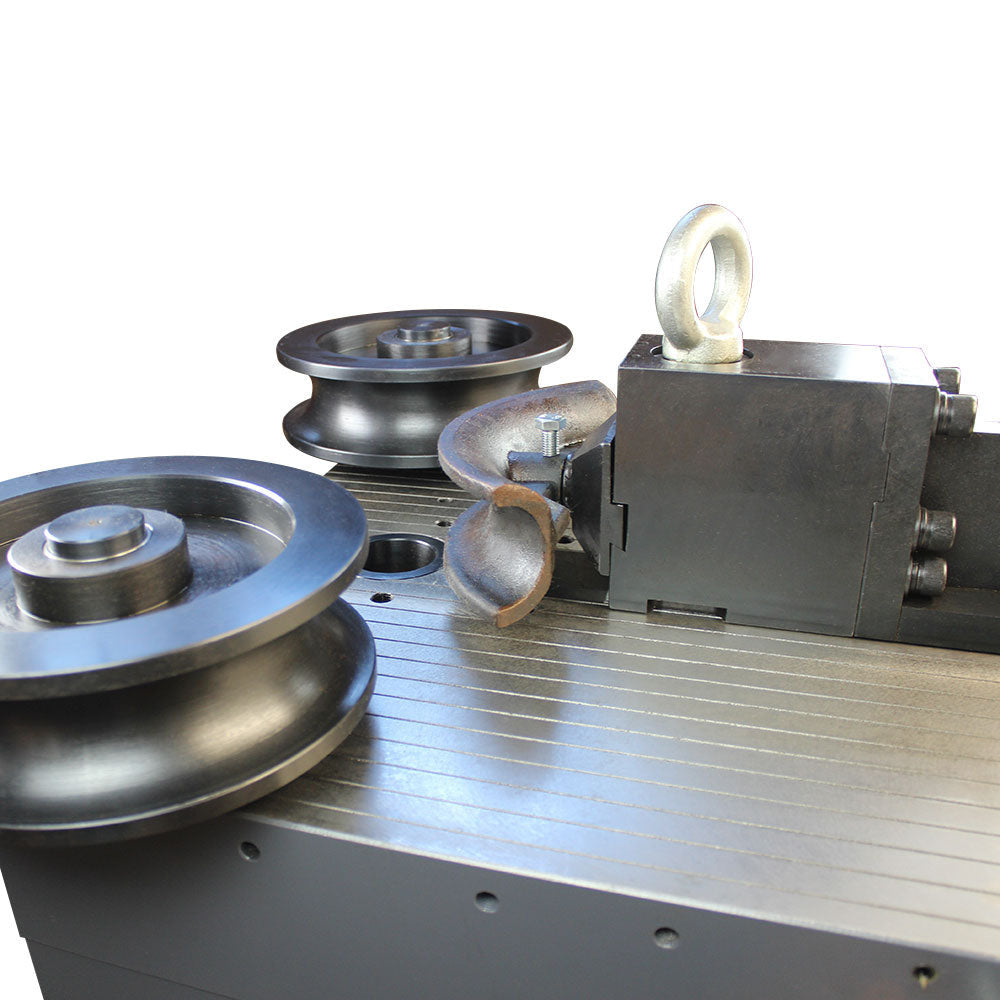 40 Ton Hydraulic Horizontal Bender Flat Steel 6-5-16 x 1-2 Vee Bending