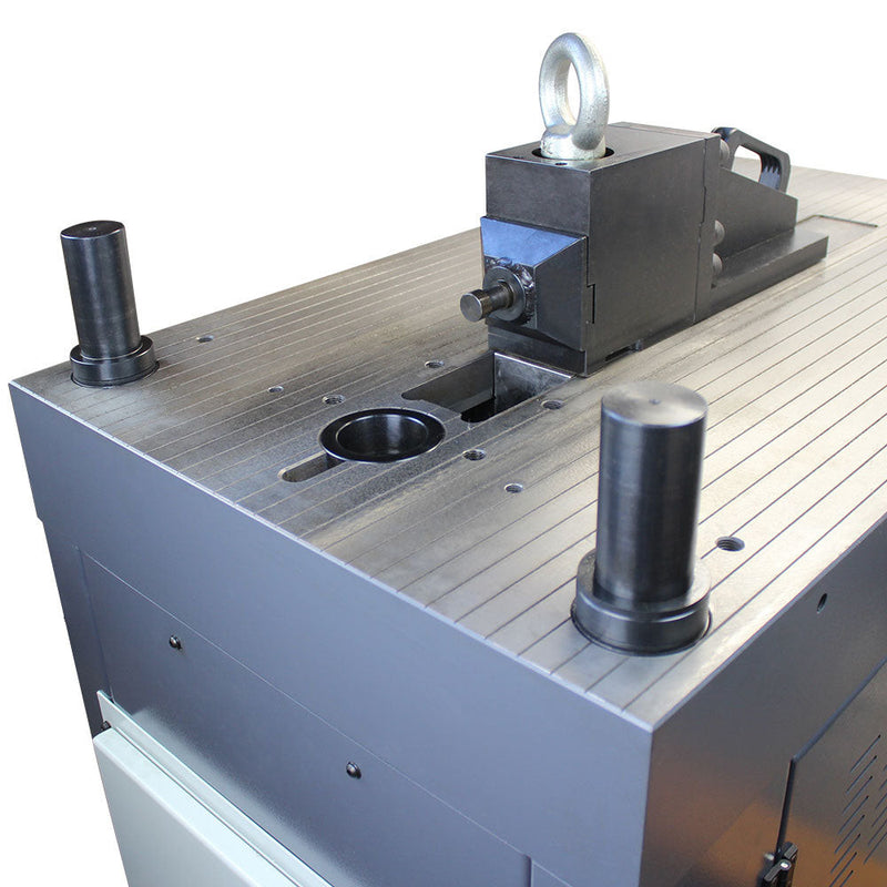 40 Ton Hydraulic Horizontal Bender Flat Steel 6-5-16 x 1-2 Vee Bending