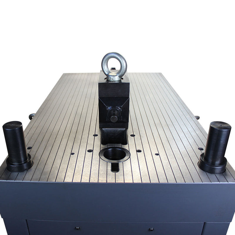 40 Ton Hydraulic Horizontal Bender Flat Steel 6-5-16 x 1-2 Vee Bending