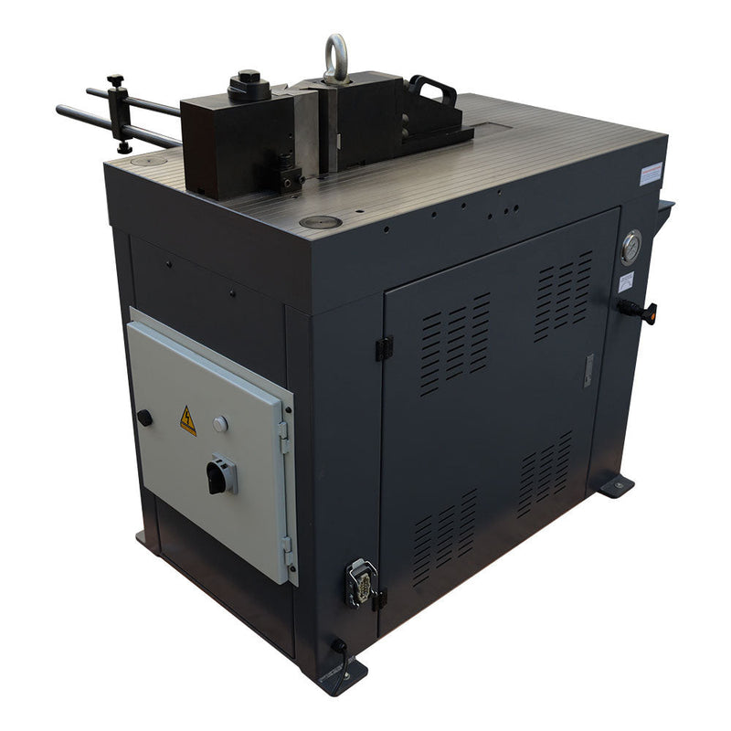 40 Ton Hydraulic Horizontal Bender Flat Steel 6-5-16 x 1-2 Vee Bending