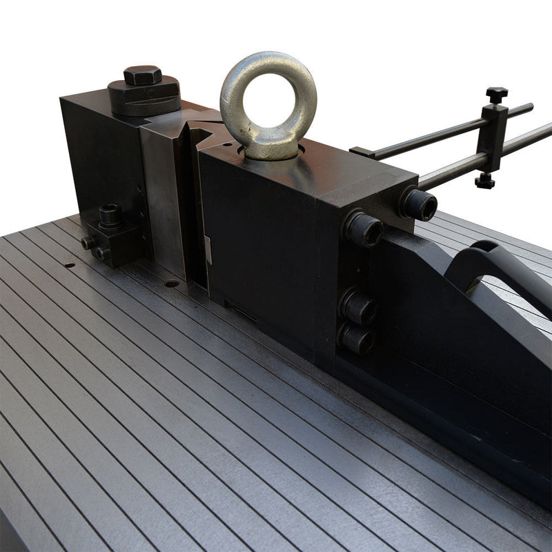 40 Ton Hydraulic Horizontal Bender Flat Steel 6-5-16 x 1-2 Vee Bending