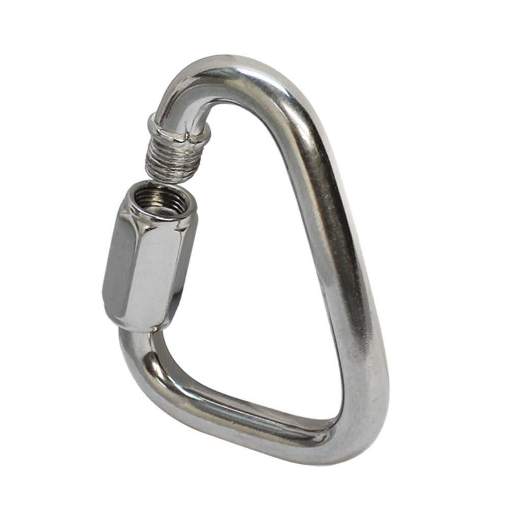 5 Pc 3/16" Marine Stainless Steel 316 Triangle Quick Link Shackle Rig