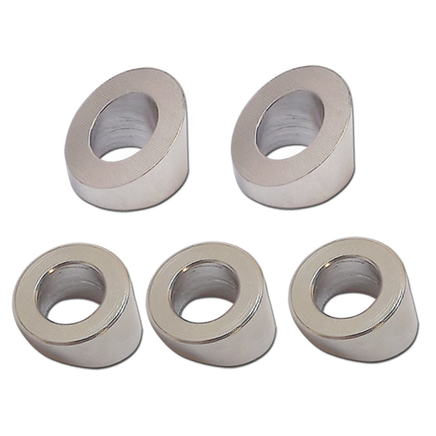 5 Pc 3/8'' Marine Stainless Steel Angled Washer 30 Degree Beveled Cabl