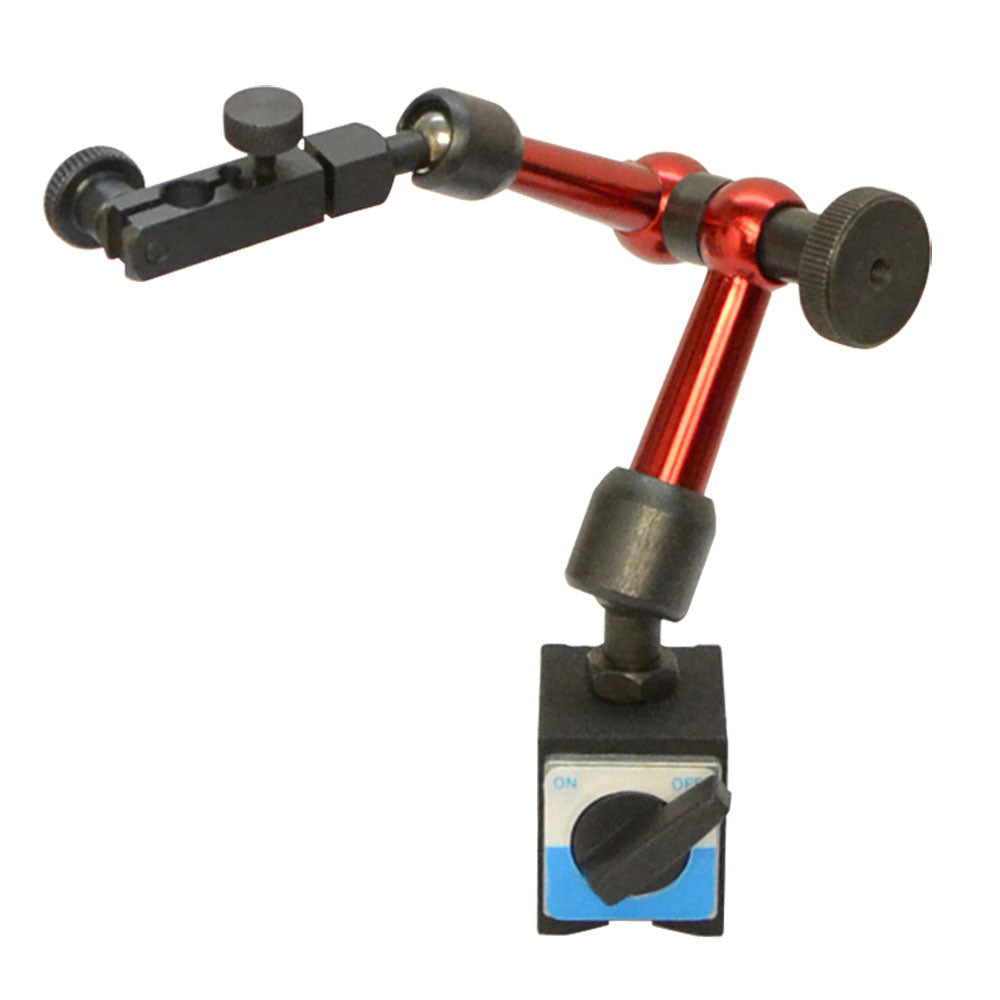66 Lbs Cap. Mini Universal Magnetic Base Holder for Dial Indicator Fin