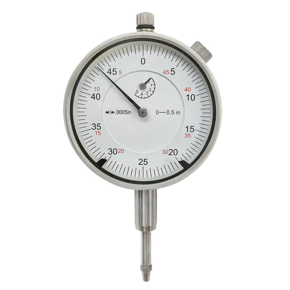 High Precision 0.5"/.0005" Dial Indicator Lug Back Graduation, Changea