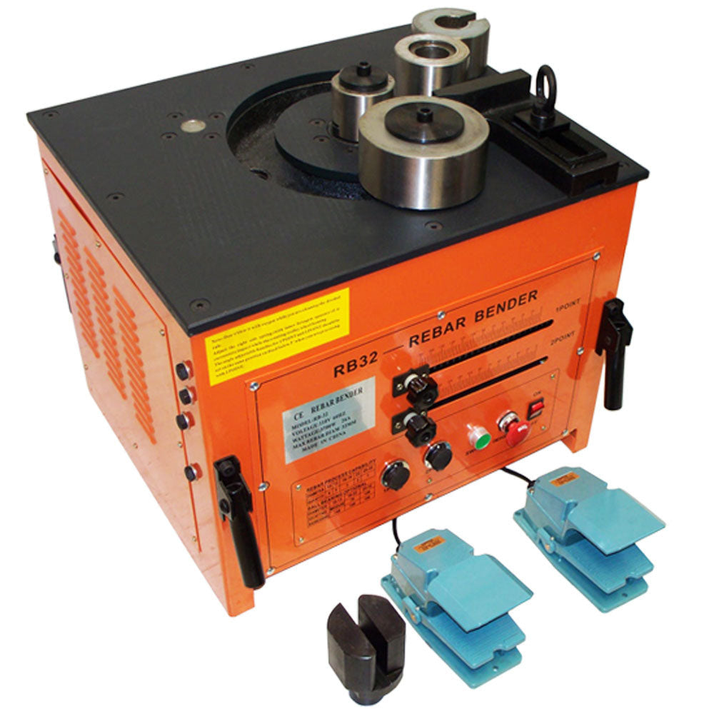 Portable 1-1/4" (32mm) Electric Rebar Bender – 3700W, 110V | PROLINEMAX