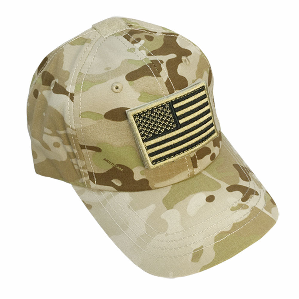 Condor Special Force Tactical Contractor CAP HAT Removable Flag-MULTIC