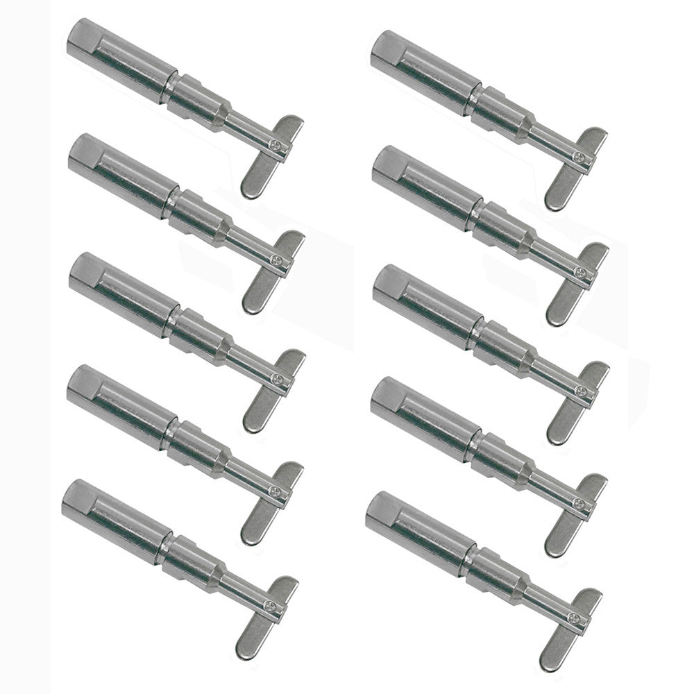 10 Pc Marine Stainless Steel T316 Swageless Drop Pin For 1/8" Cable Wi