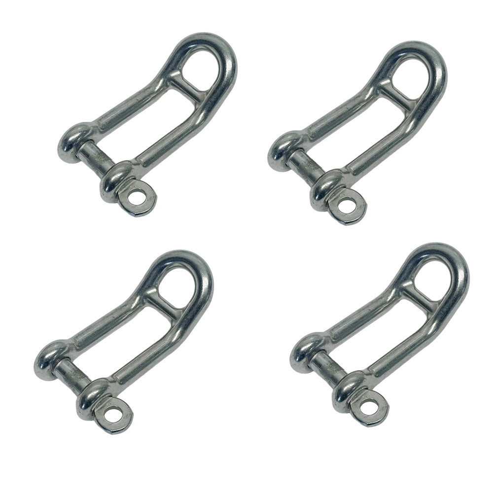 4Pc Marine Boat Stainless Steel 15/32" Headboard Shackle Captive Pin 2