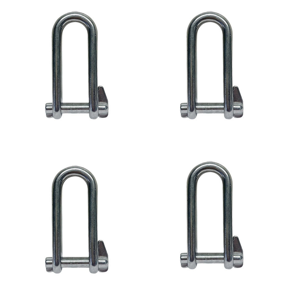 4 Pc Marine Stainless Steel 5/16" Halyard Key Shackle Captive Pin 1350
