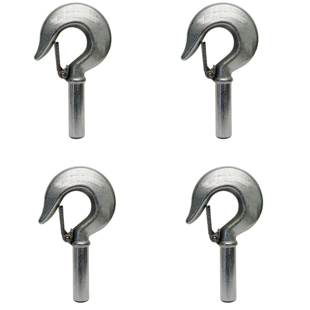 4 Pc Marine Stainless Steel 3/4" Shank Hook Drop Forged Hook Rigging 2