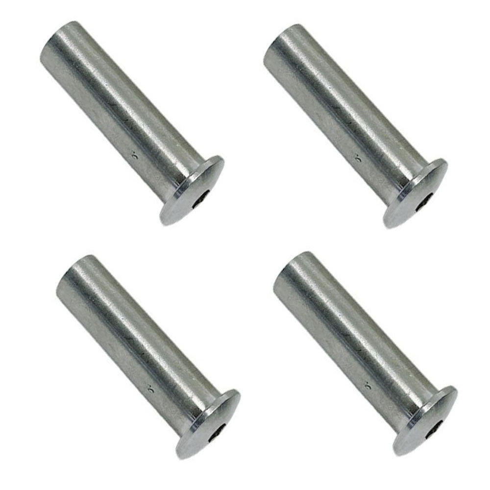4PC Marine Boat Stainless Steel 5/16" Dome Head Stud Receiver Wire Cab
