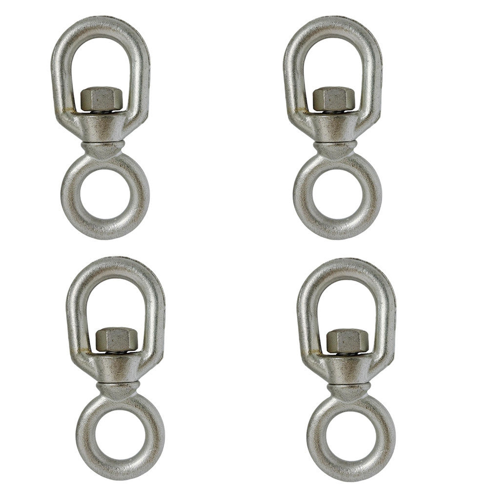 4 Pc Stainless Steel T316 1/4" Chain Swivel FED SPEC Drop Forged 700 L